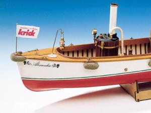 Krick Alexandra Steam Launch with Fittings K20281C Model Boat Kit ...