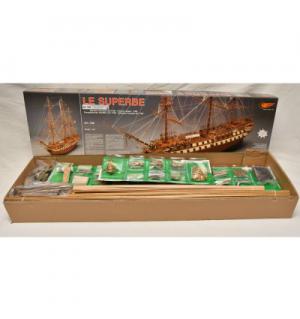 Mantua Model 798 Le Superbe 74 Gun French Fighting Ship 1708 model ship ...