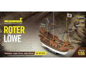 Mamoli Roter Lowe Dutch Galleon 1597 1:55 MV19 | Cornwall Model Boats
