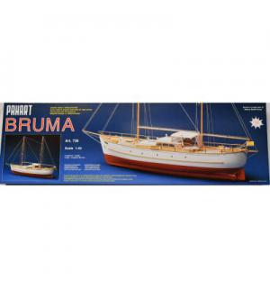 Panart Bruma Open Cruiser Yacht 1:43 Scale wooden model Boat 736 ...