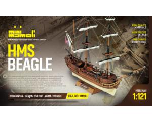 Mini Mamoli HMS Beagle 1:135 MM03 | Cornwall Model Boats