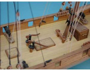Caldercraft Schooner Ballahoo 1:64 Scale Wooden model boat kit C9013 ...